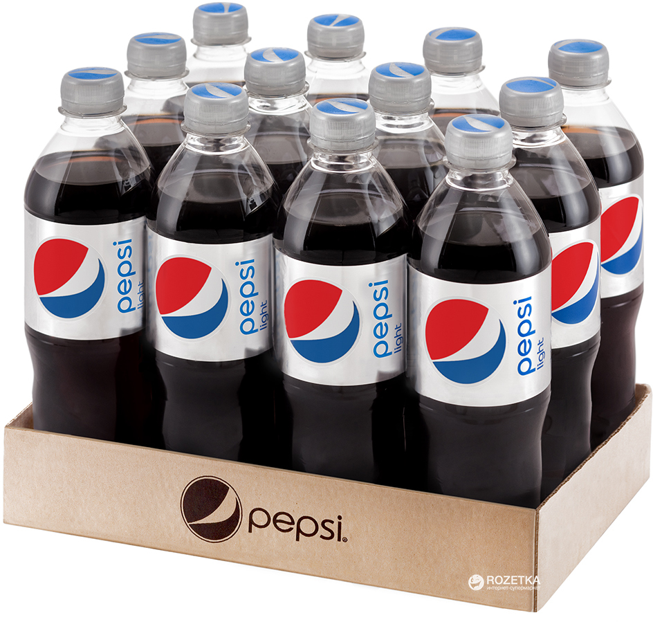 Упаковка безалкогольного напитка Pepsi Light 0.5 л х 12 бутылок ...
