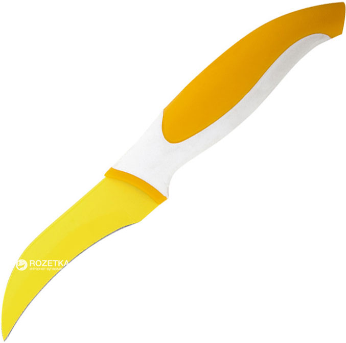 Кухонный нож Granchio Coltello для овощей 89 мм Yellow (88652) – низкие ...