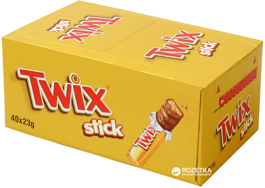 Упаковка батончиков Twix Stick 40 шт x 23 г (5000159491907) – купить в ...