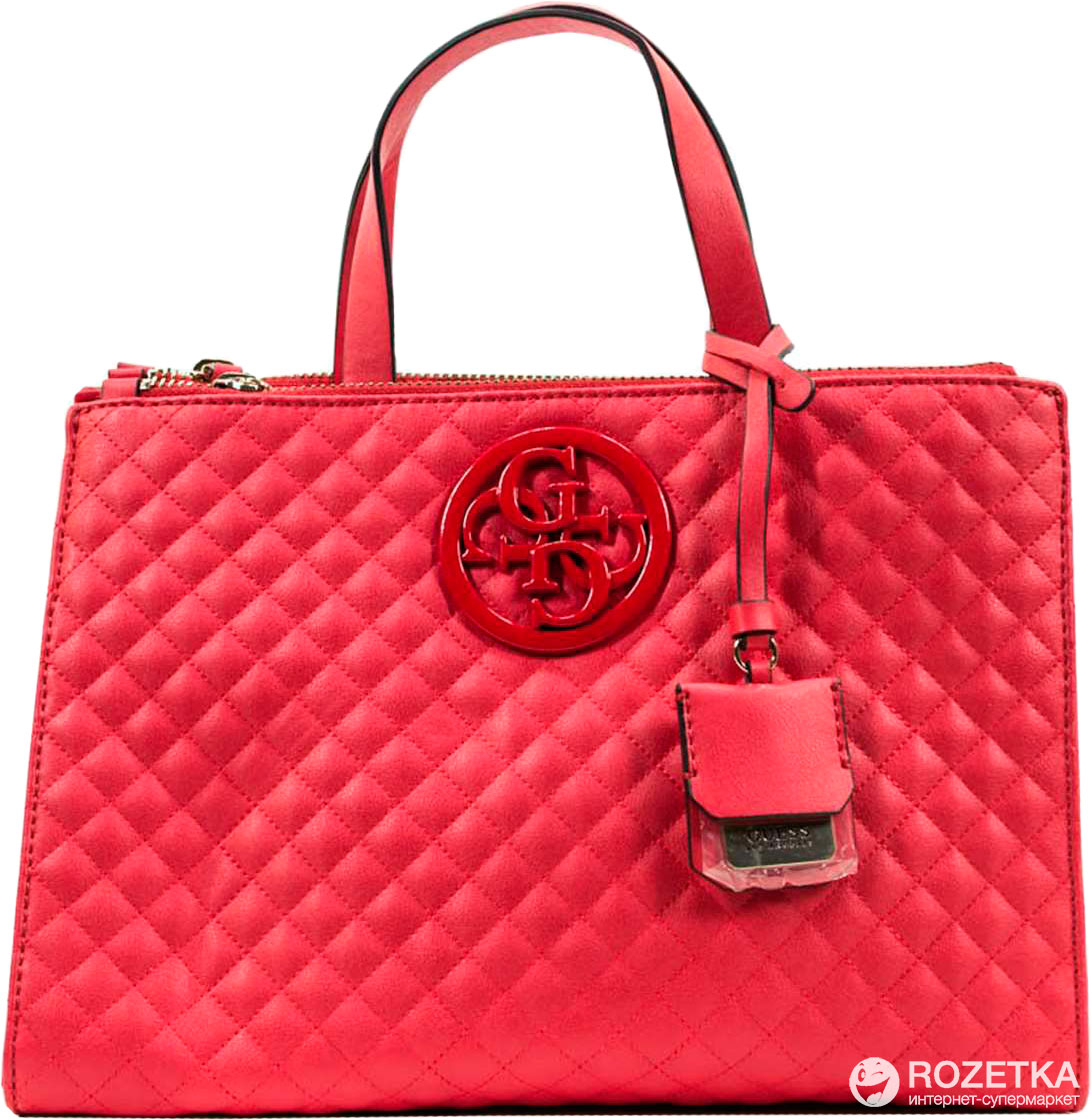 Женская сумка Guess G Lux Status Satchel HWVR6623060 Красная ...