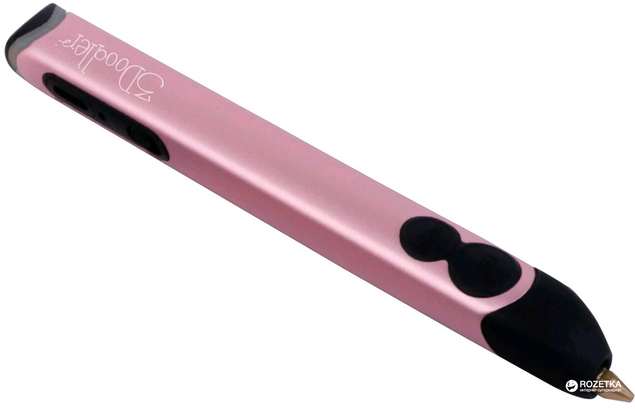 3D-ручка 3Doodler Create Pink Metallic (3DOOD-CRE-ROSE-EU) – низкие ...