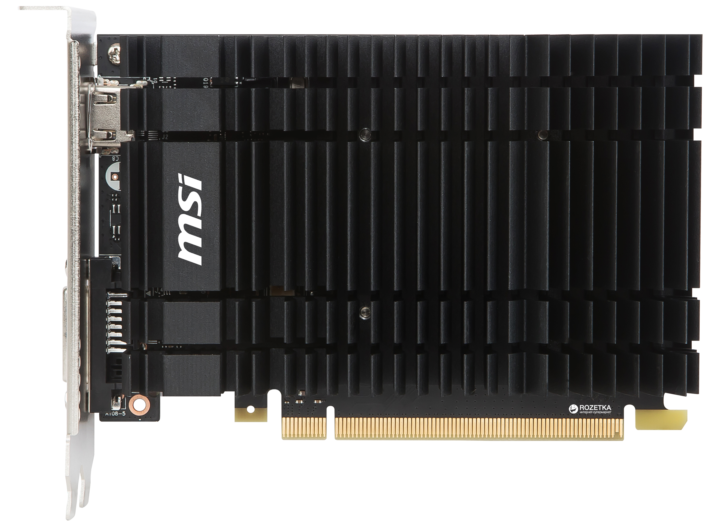 Видеокарта MSI PCI-Ex GeForce GT 1030 OC 2GB GDDR5 (64bit) (1265/6008 ...