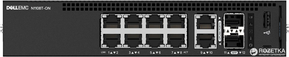 Коммутатор Dell EMC Networking N1108T-ON гигабитный (N1108T-ON ...