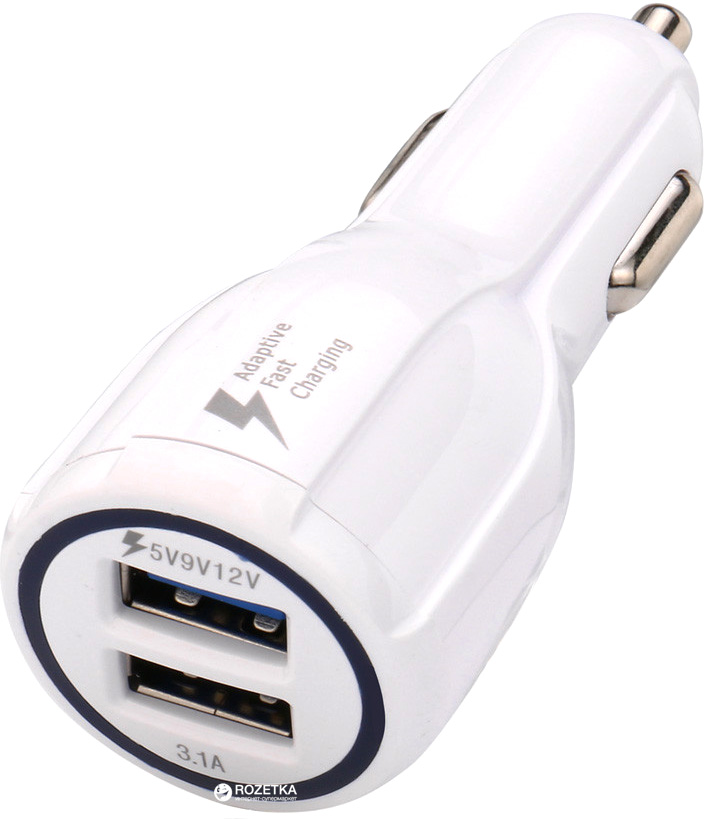 Автомобильное зарядное устройство Evoc 2USB Smart Car Charger 3.4A with ...