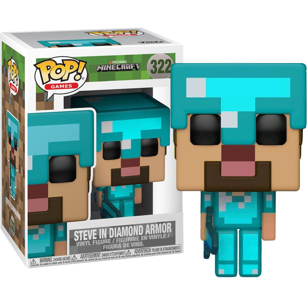 Фигурка Funko Pop Фанко Поп Minecraft Steve in Diamond Armor Майнкрафт ...