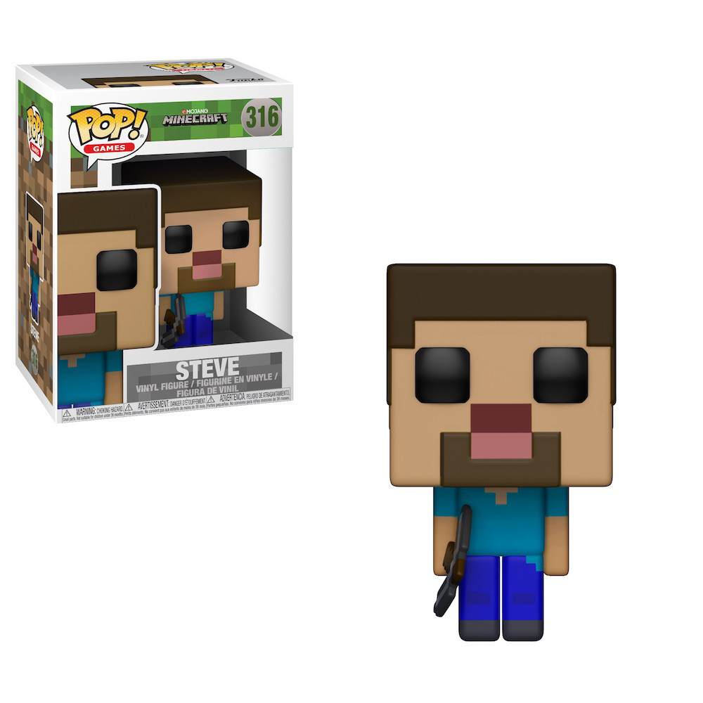 Фигурка Funko Pop Фанко Поп Minecraft Steve Майнкрафт Стив 10cм 316F ...