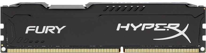 Оперативная память HyperX Fury DDR3-1333 4096MB PC3-10600 Black (HX313C9FB/4) – фото, отзывы ...