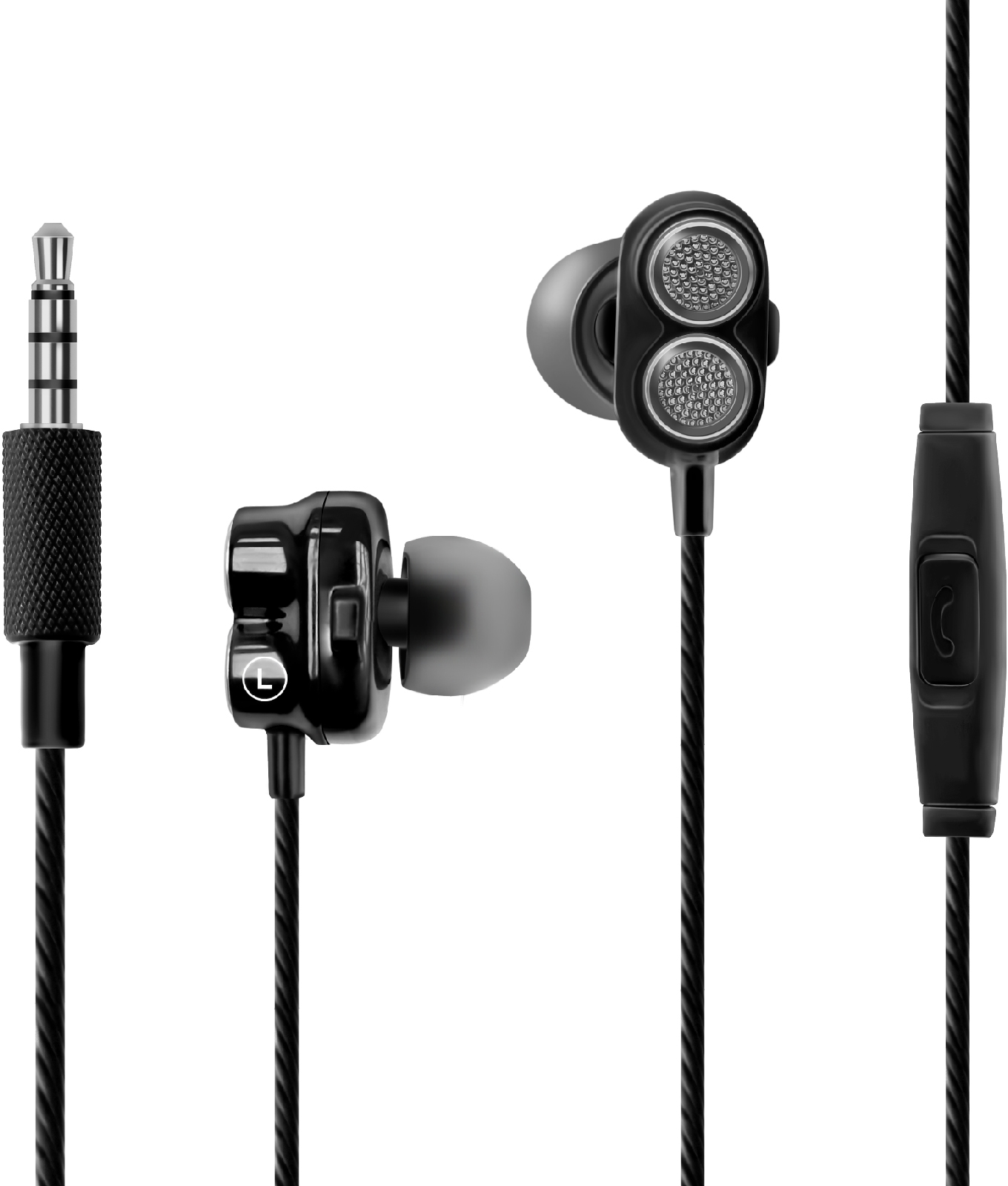 Promate Ivory Double Stereo Black ivory black promate-ivory-double-stereo-black-ivory-black