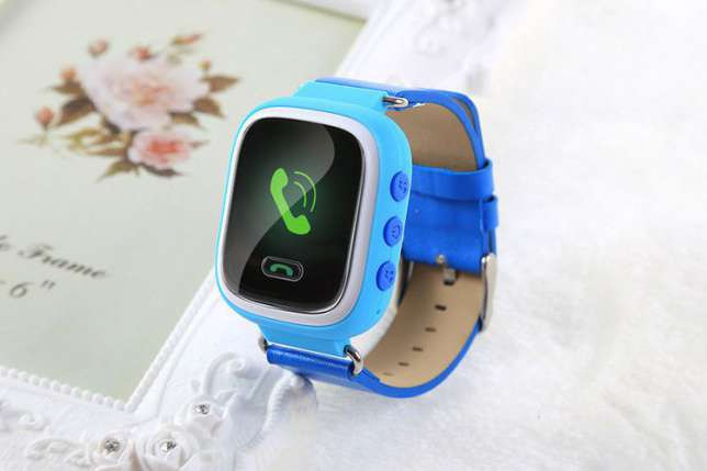 Детские GPS часы с трекером Smart Baby Watch Q100 с сенсорным экраном ...