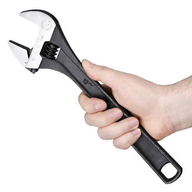 Ключ разводной 300мм, Cr-V, черный, фосфатированный, INTERTOOL XT-0062 – фото, отзывы ...