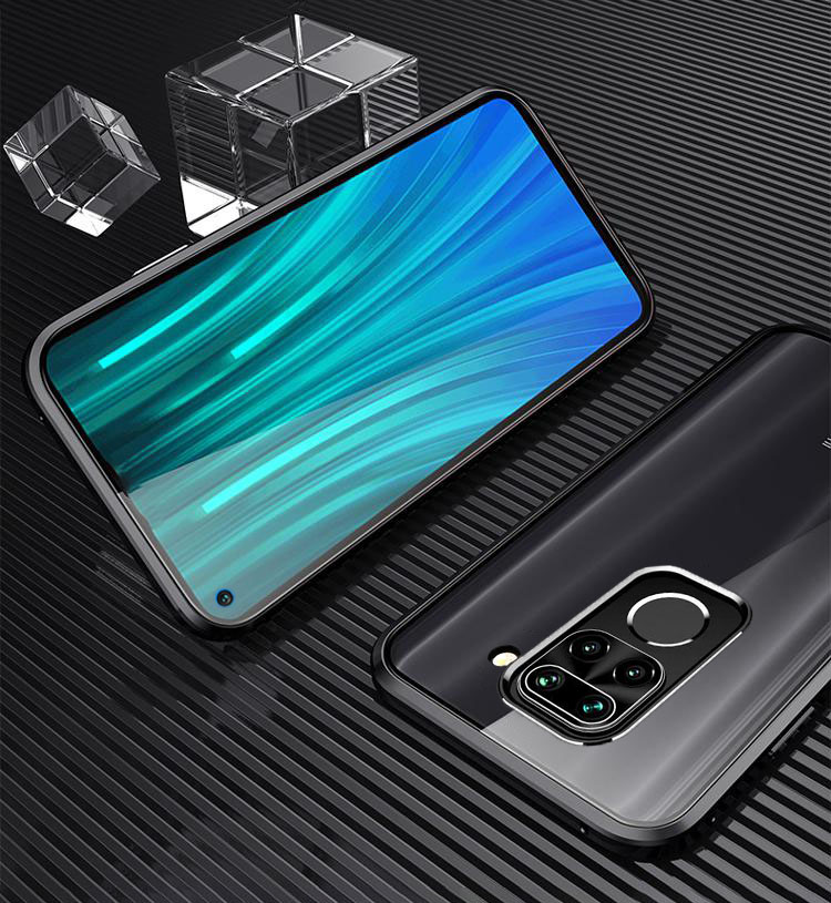 Двухсторонний магнитный чехол для Xiaomi Redmi Note 9 Черный – фото ...