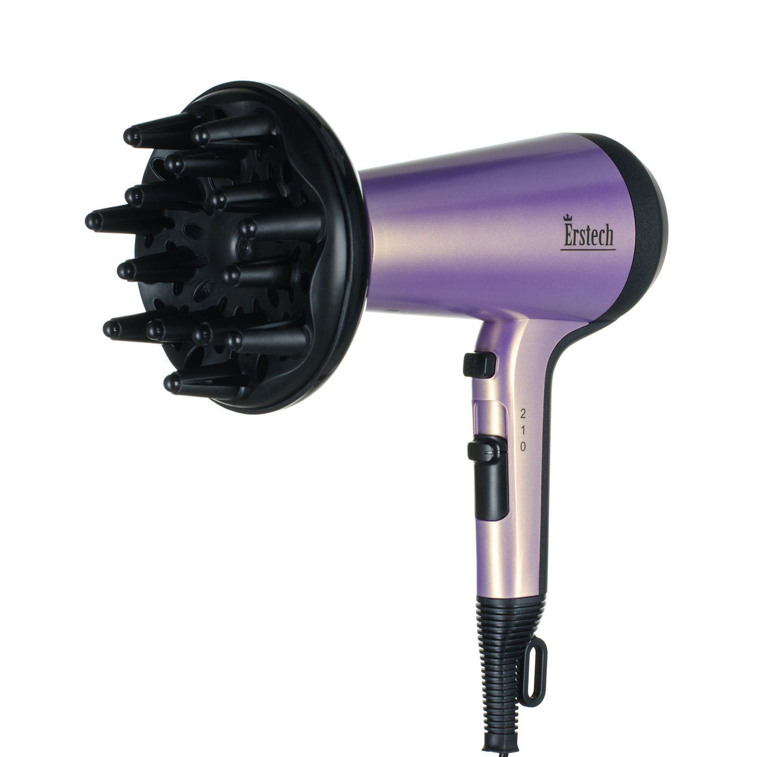 Фен для волос с диффузором ERSTECH HD220/02ER 2200 Вт З режима ...