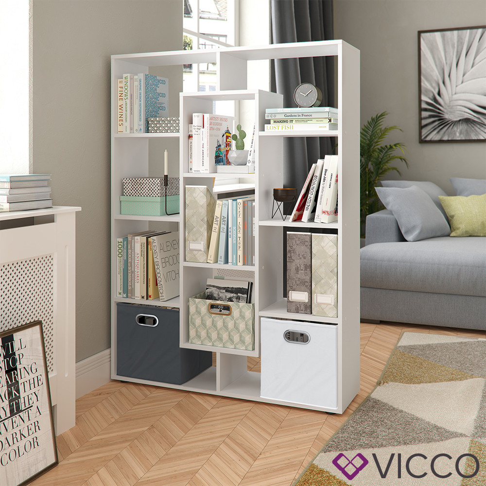 Шкаф перегородка разделитель Vicco, 11 ячеек, белый – низкие цены ...
