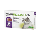 Таблетки KRKA Милпразон от глистов для кошек весом более 2 кг, 16 мг/40 ...
