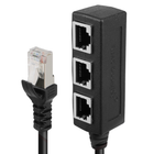 Сплиттер RJ45 Ethernet для интернет подключения на 3 порта ...