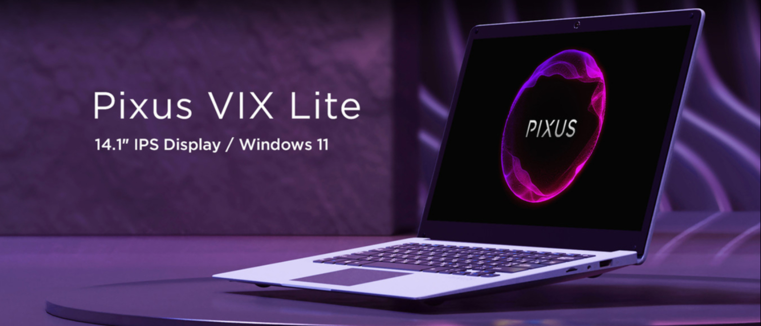 Ноутбук Pixus Vix Lite Windows 11 Home Silver/Black / 14.1" IPS HD ...